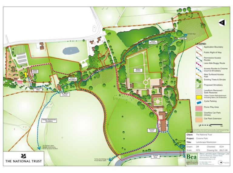 Croome Landscape Park – Bea Landscape Design Limited